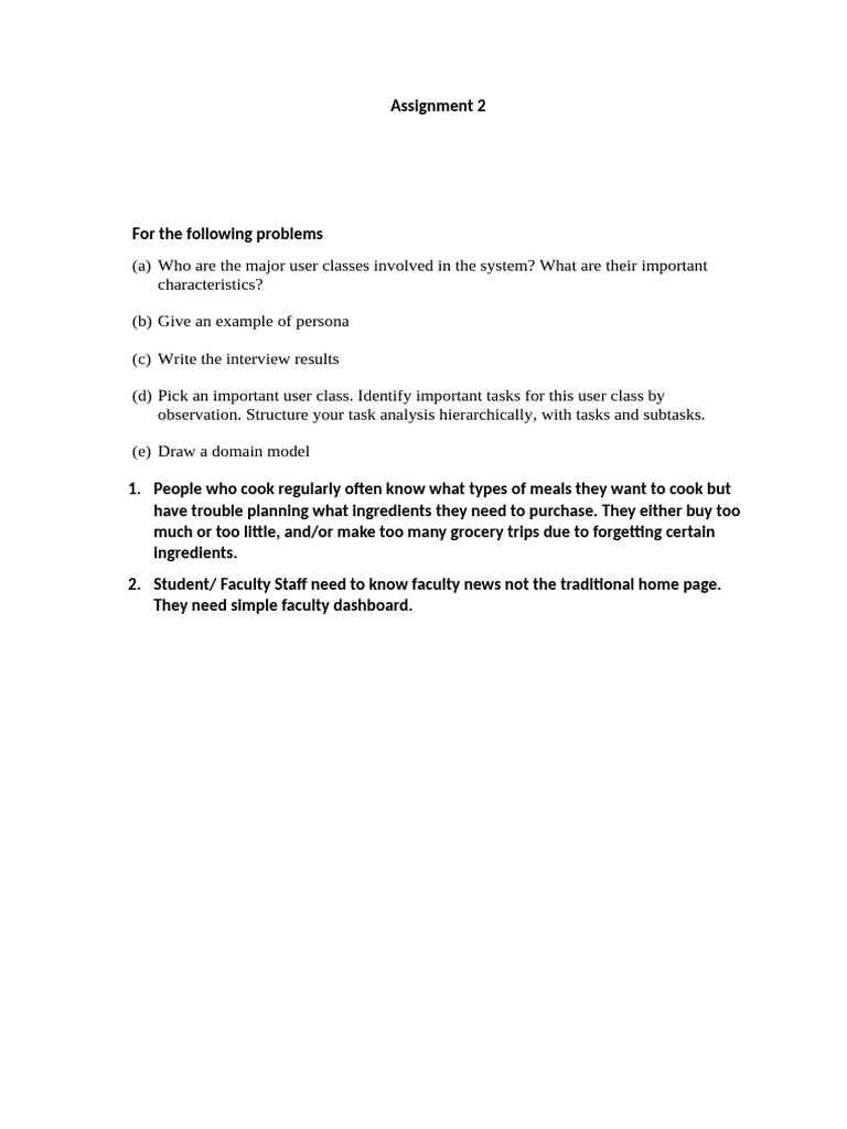 Assignment 2 | PDF