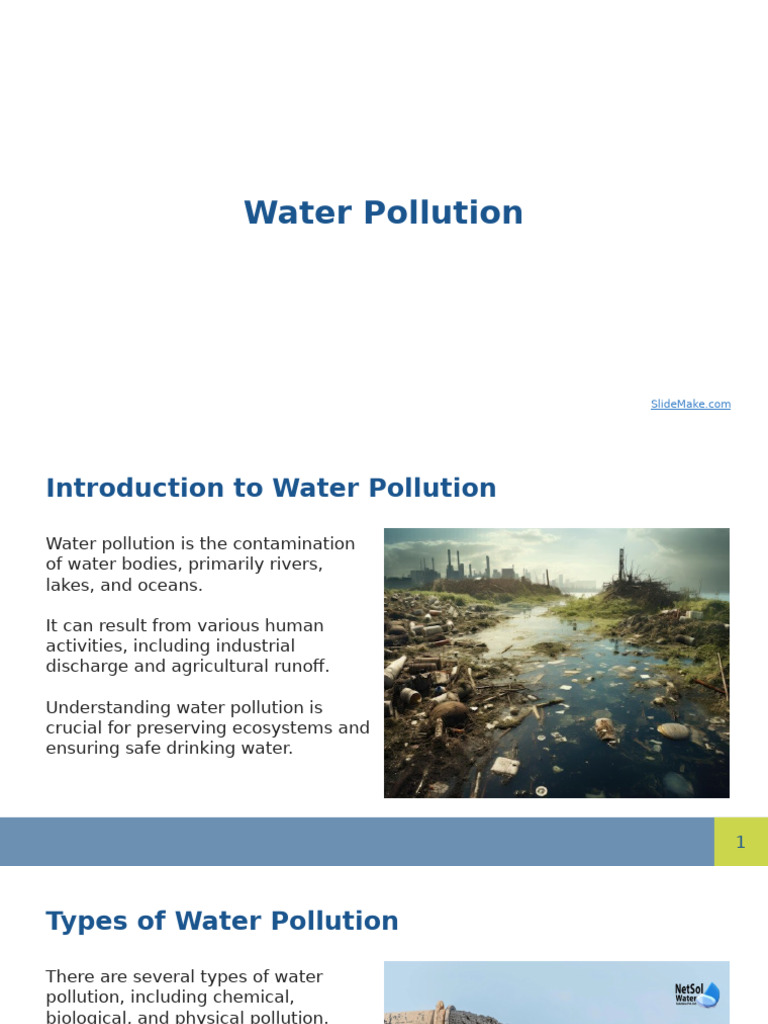 Water Pollution (1) | PDF | Water Pollution | Eutrophication