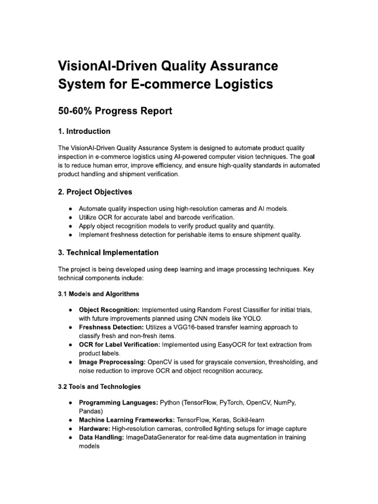 Progress Report | PDF