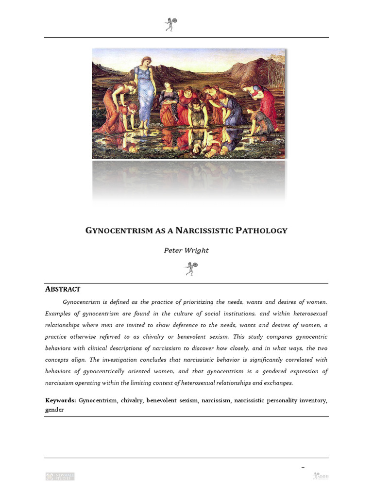 Gynocentrism As A Narcissistic Pathology (Peter Wright) (Z-Library) (1 ...