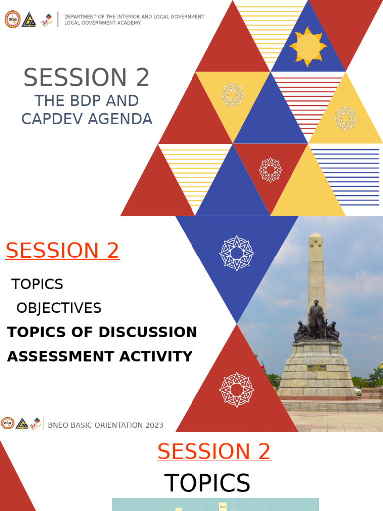 (SD) Session 2 - The BDP and CapDev Agenda | PDF | Capacity Building | Governance