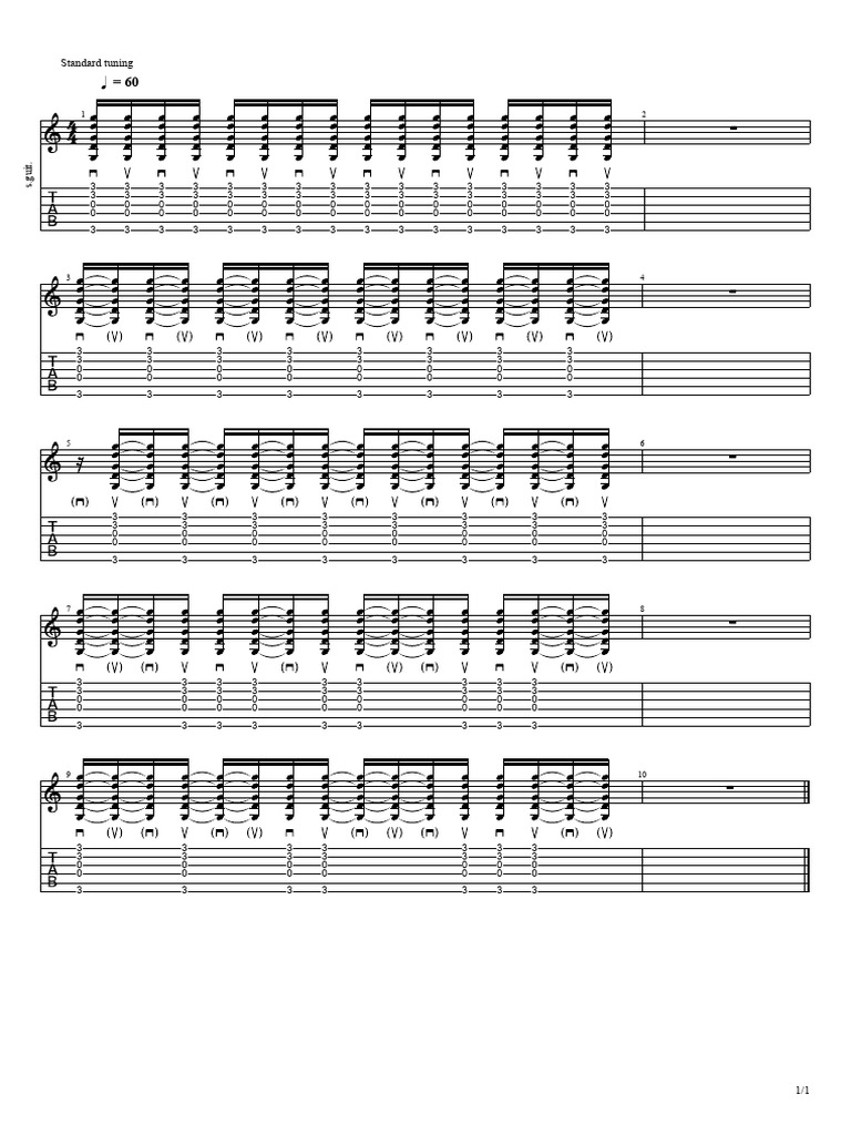16th Notes Exercises | PDF