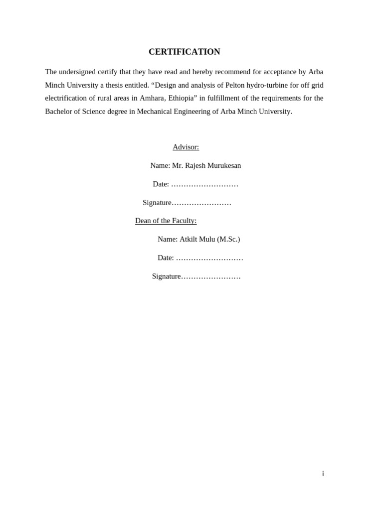 Final Printmoges Nati Bitew Hessssss Wordsssssss 555 | PDF | Turbine | Hydroelectricity