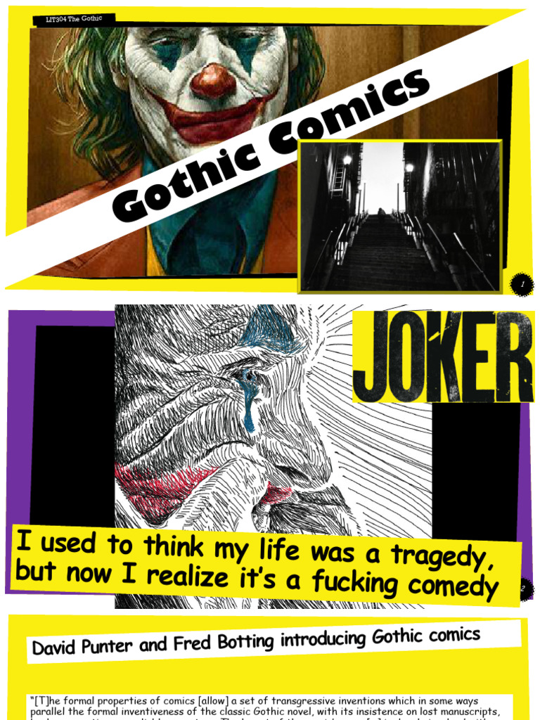 Joker As Gothic Comic Film | PDF | Batman | Gothic Fiction