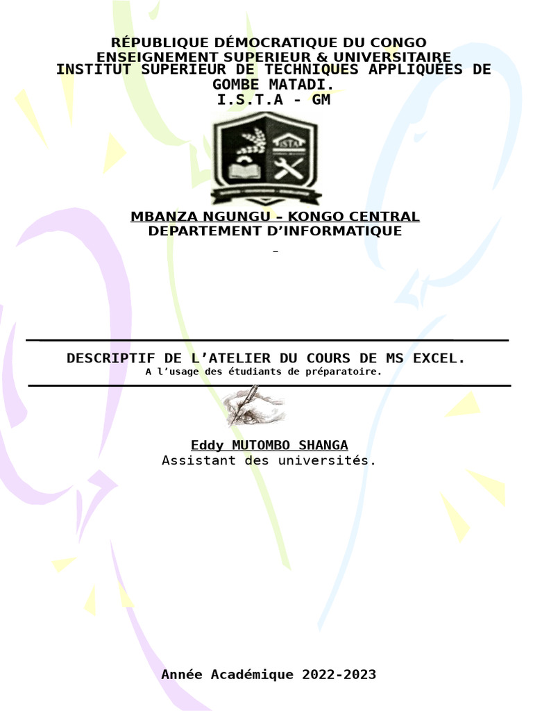 Page de Garde ISTA | PDF