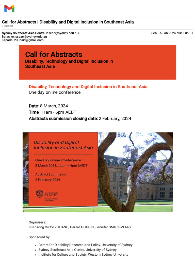 Call for Abstracts _ Disability and Digital Inclusion in Southeast Asia ...