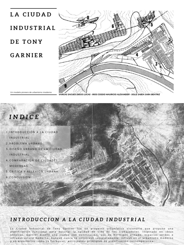 La Ciudad Industrial de Tony Garnier | PDF | Zonificación | Diseño