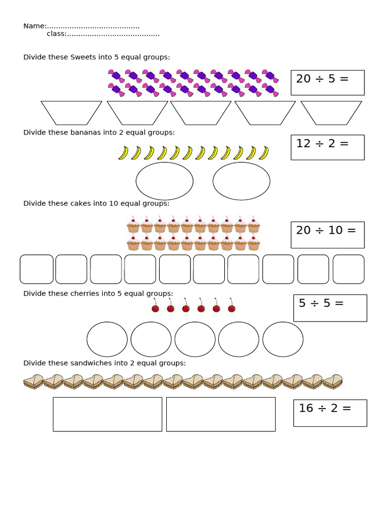 Division by Sharing | PDF