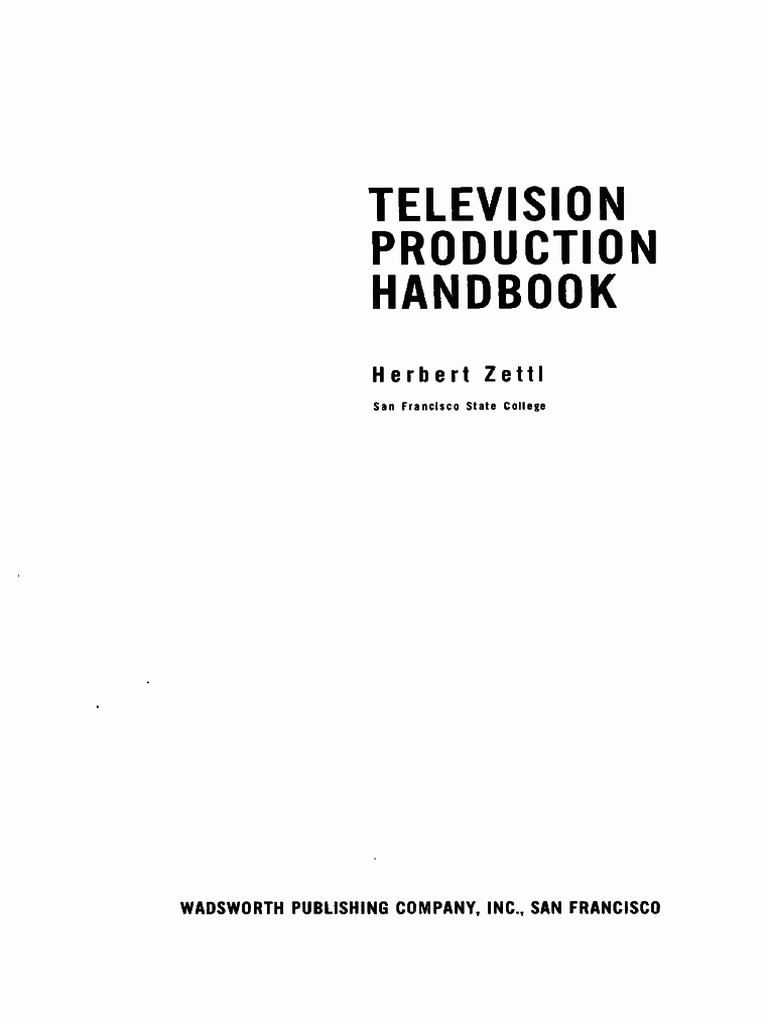 Television Production Techniques Guide | PDF | Camera Lens | Camera