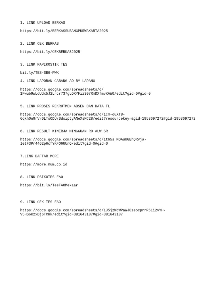 Link Upload Berkas | PDF