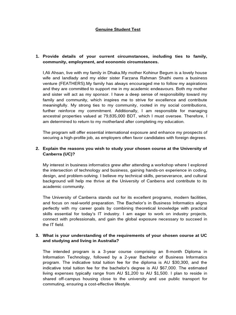 Student Test for UC Business Informatics | PDF | Data Science