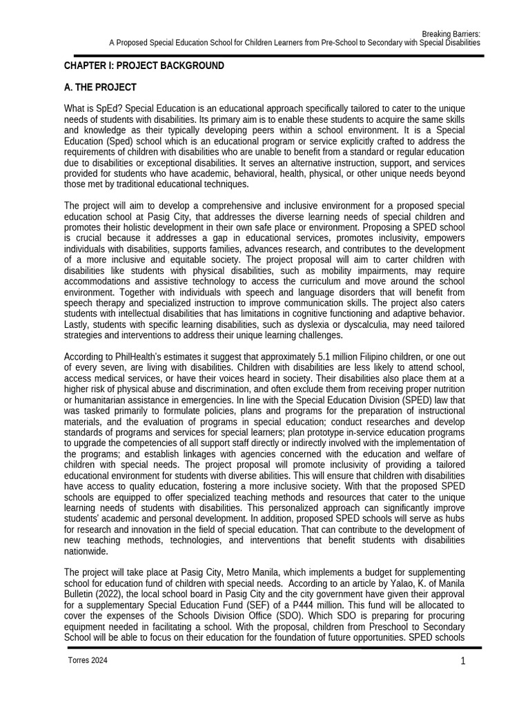 Torres Paper d10 | PDF | Special Education | Disability