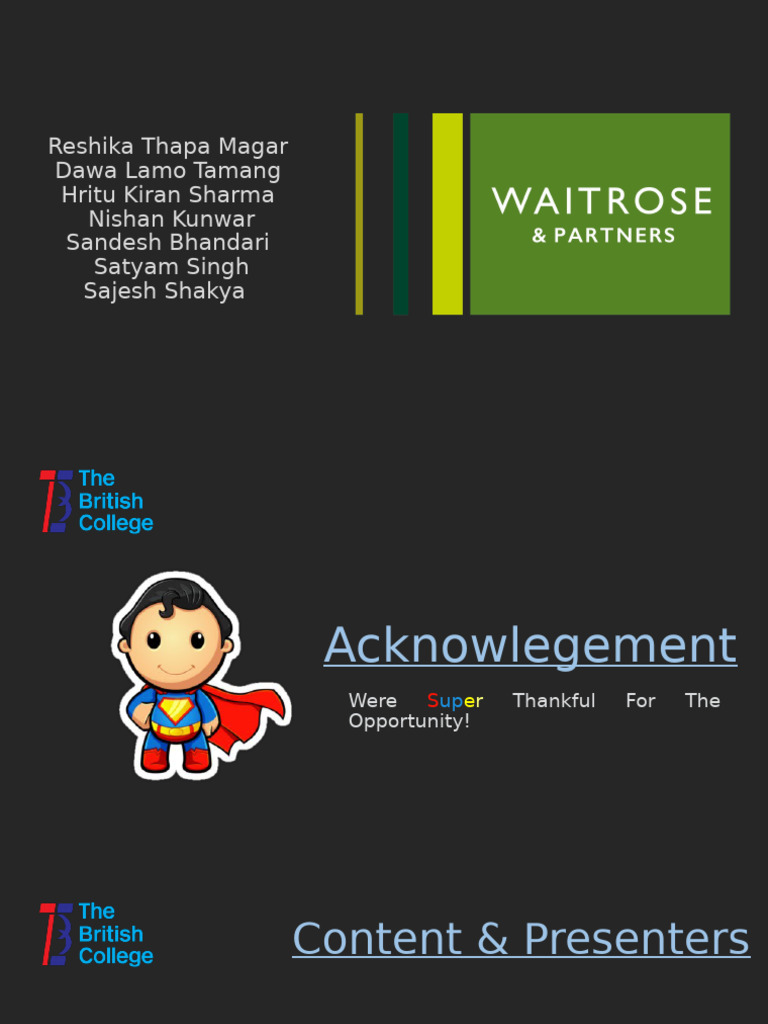 Waitrose and Partners | PDF | Strategic Management | Business
