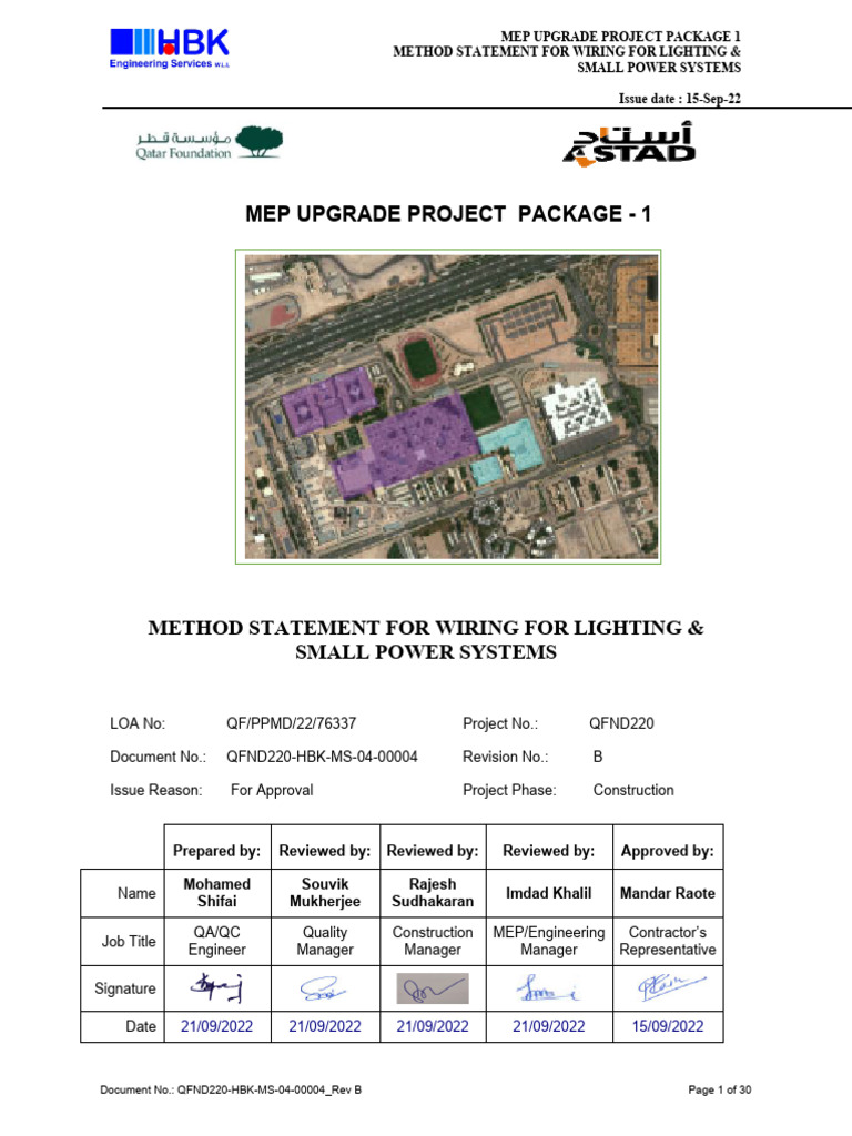 MS - Elec Wiring & Small Power System | PDF | Electrical Wiring | Waste