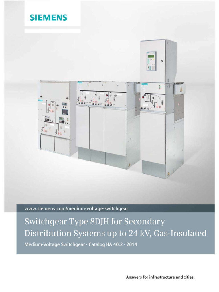 Tu RMU Siemens 8DJH Manual | PDF