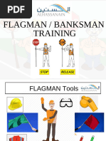 Flagman/ Banksman Training | PDF | Transport | Safety