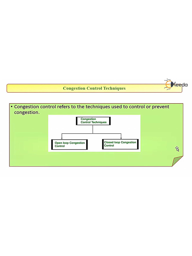 Congestion Control Techniques | PDF