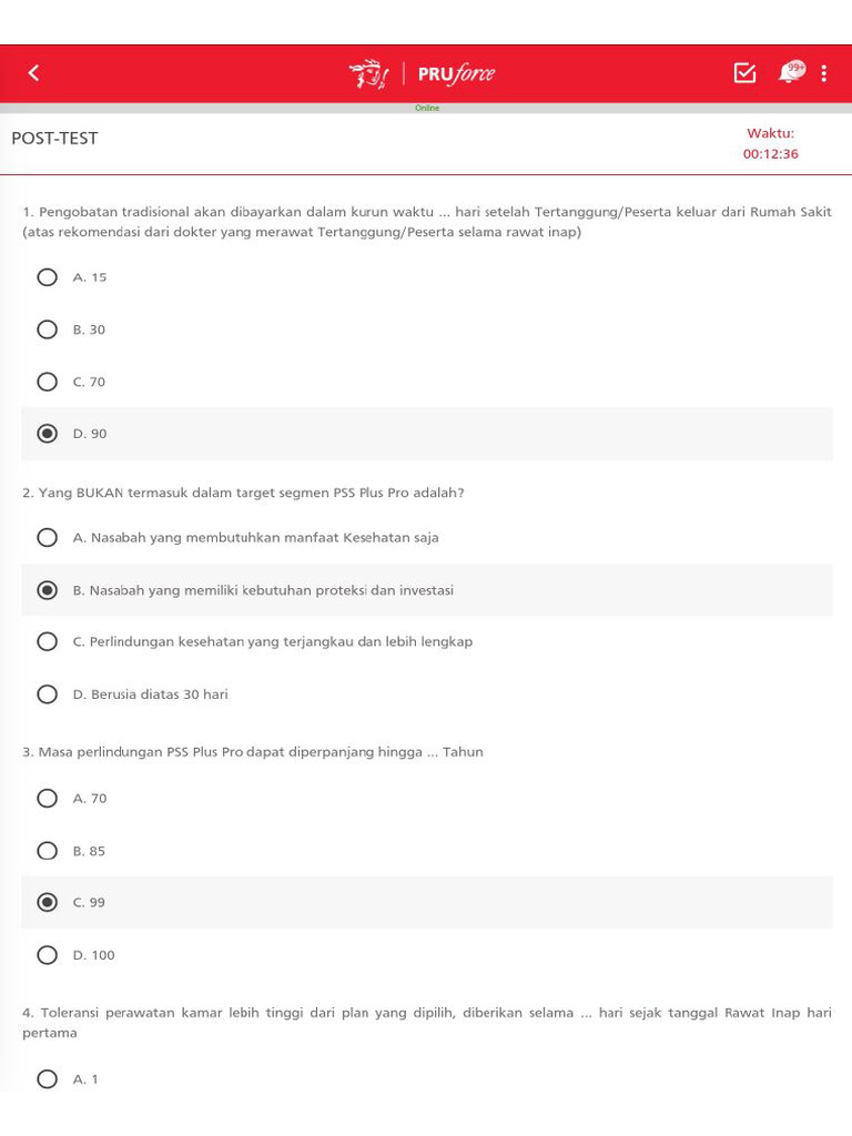 Soal Sertifikasi PSS Plus Pro - Agustus 2022 | PDF