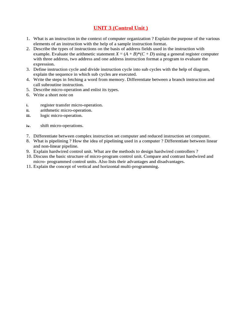 unit 3 assignment | PDF