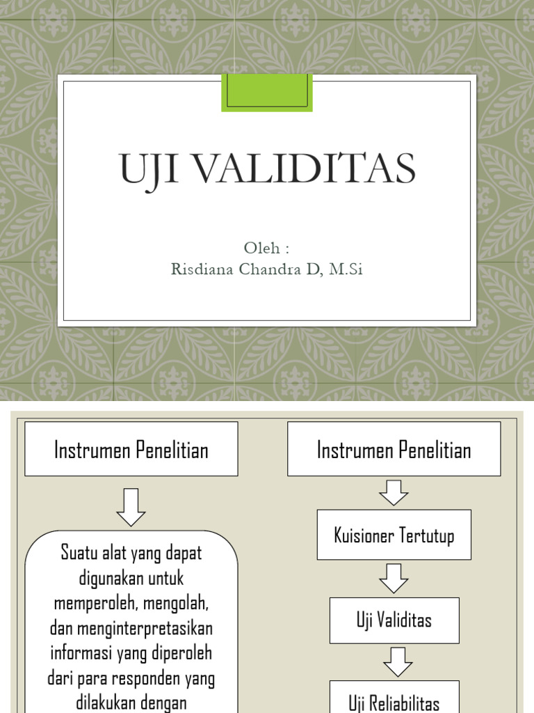 Uji Validitas SPSS 27 | PDF