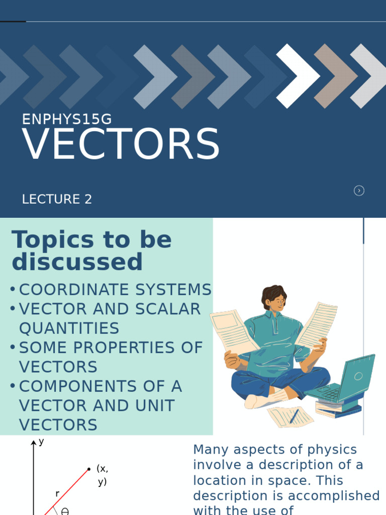Lecture-1.-no-solution-Vectors-2D-and-3D | PDF | Euclidean Vector | Coordinate System