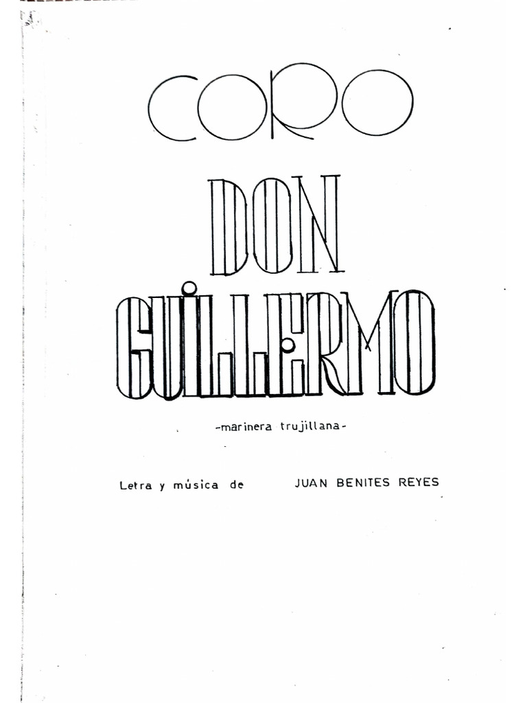 Don Guillermo - Marinera | PDF