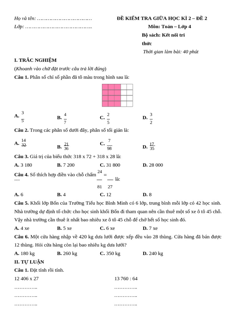de-kiem-tra-giua-hoc-ki-2-toan-4-ket-noi-tri-thuc-de-so-2-1706000359 | PDF