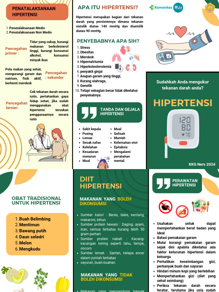 Leaflet Hipertensi | PDF