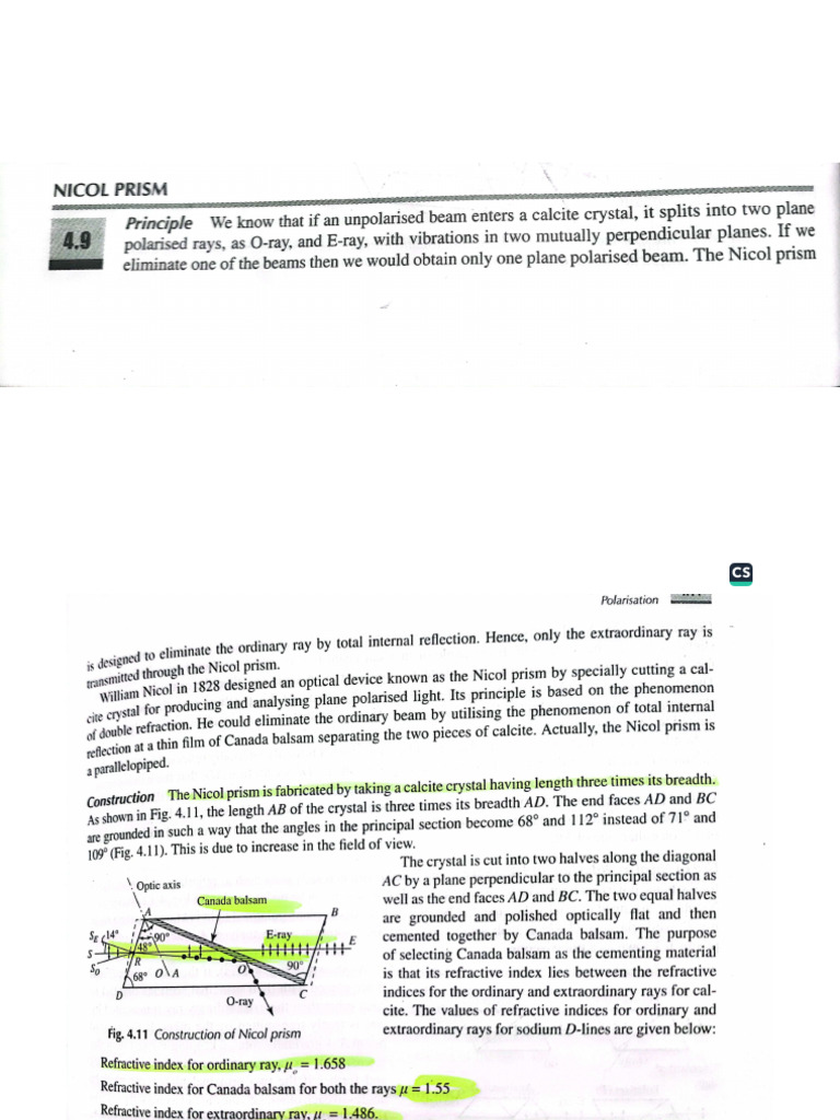 Nicol Prism | PDF