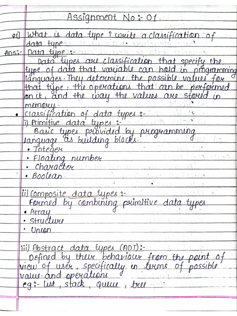 DSA Assignment 1 & 2 | PDF