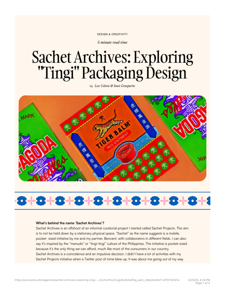 Sachet Archives - Exploring "Tingi" Packaging Design - PINO Studio ...