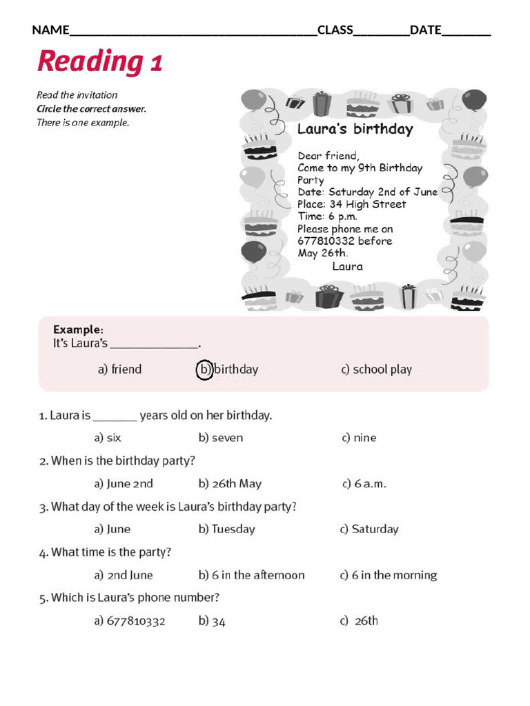 READING INVITATION and WRITING ANIMALS ECCA | PDF