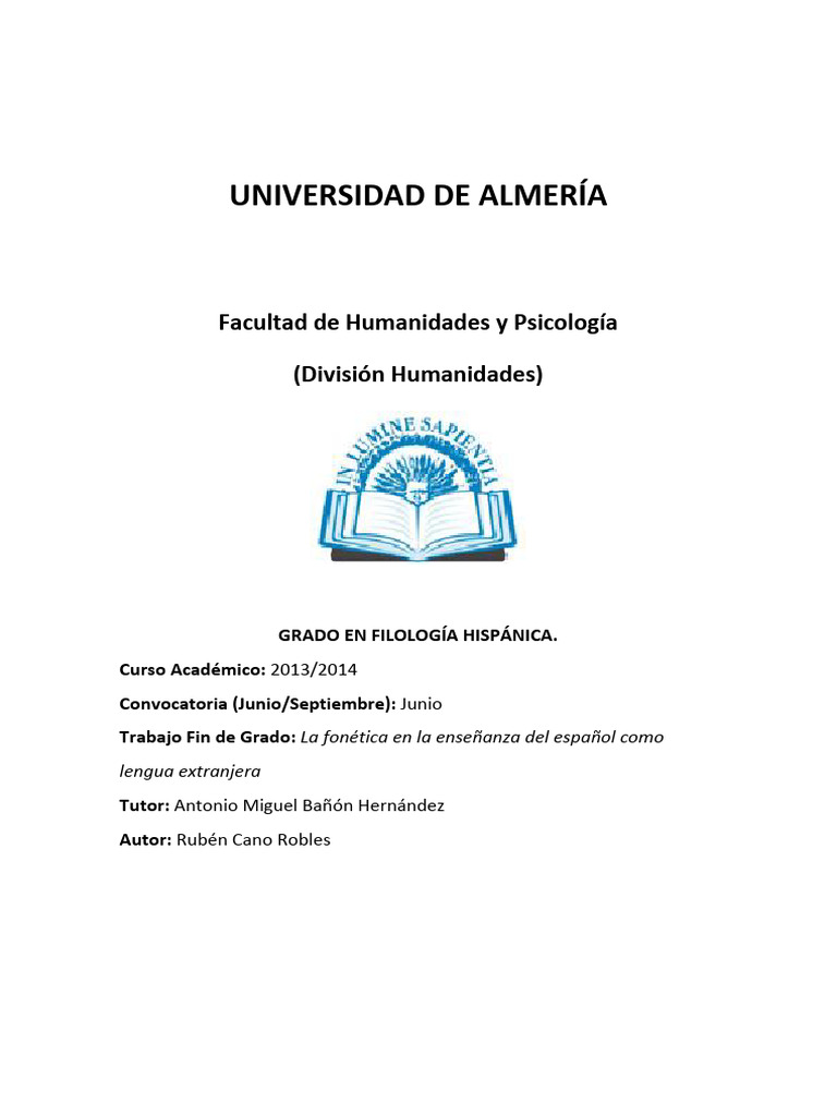 Fonética en la enseñanza del español E/LE | PDF | Fonema | Fonología