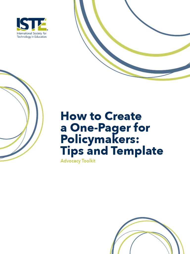 One-Pager Guide for Policymakers | PDF | Policy | Argument