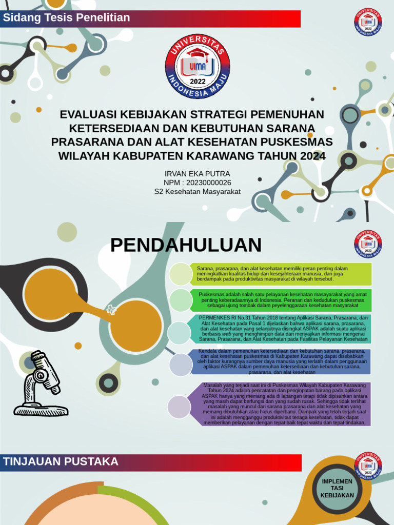 Ppt Sidang Irvan Eka Putra-final | PDF