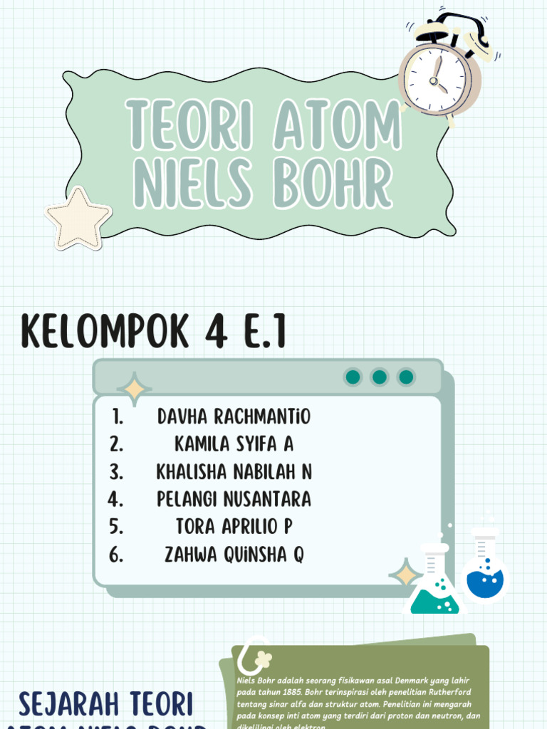 Teori Atom Bohr | PDF