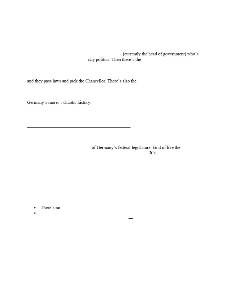 Overview of Germany's Political System | PDF | Governance | Politics Of ...