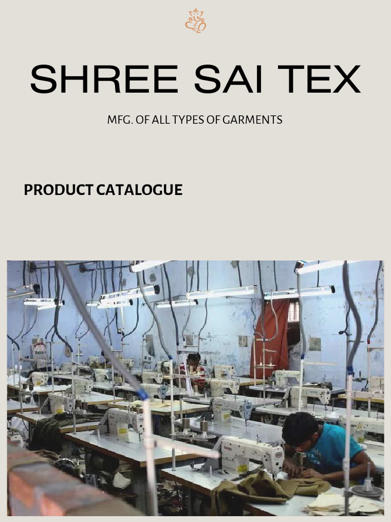 Shree Sai Tex Garment Catalogue | PDF | Textiles | Clothing