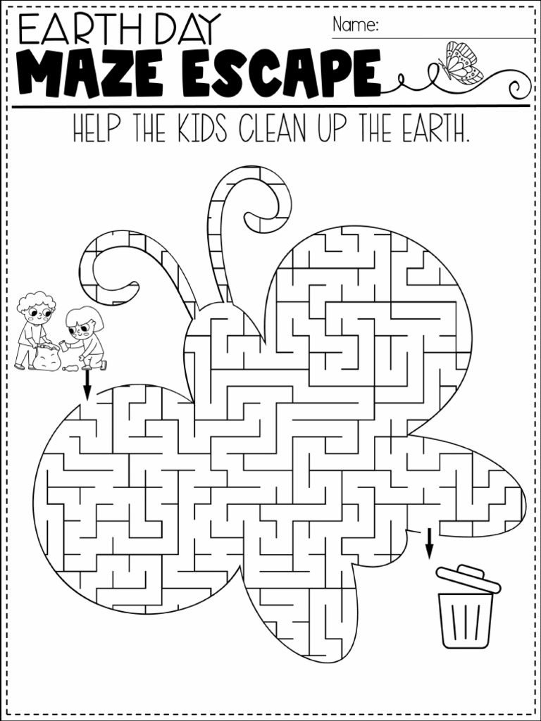 Earth Day Maze | PDF