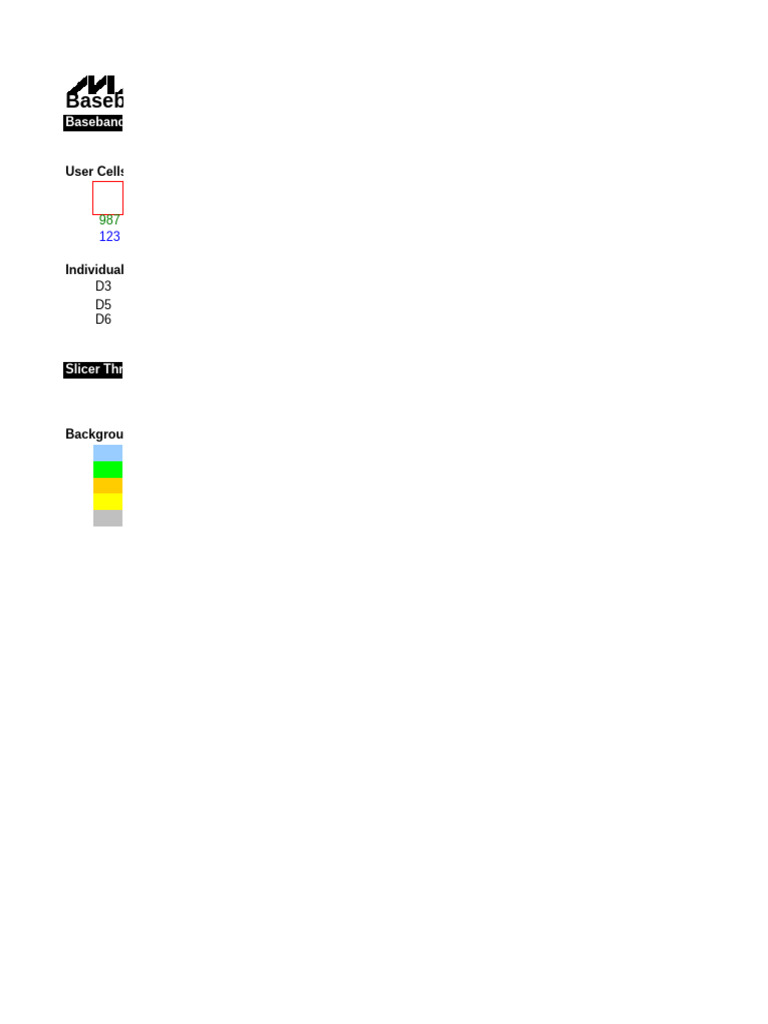 An5426 Baseband Calculator | PDF | Spreadsheet | Electronic Filter