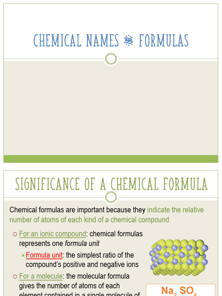 chemical_names___formulas_g | PDF | Ion | Chemical Compounds