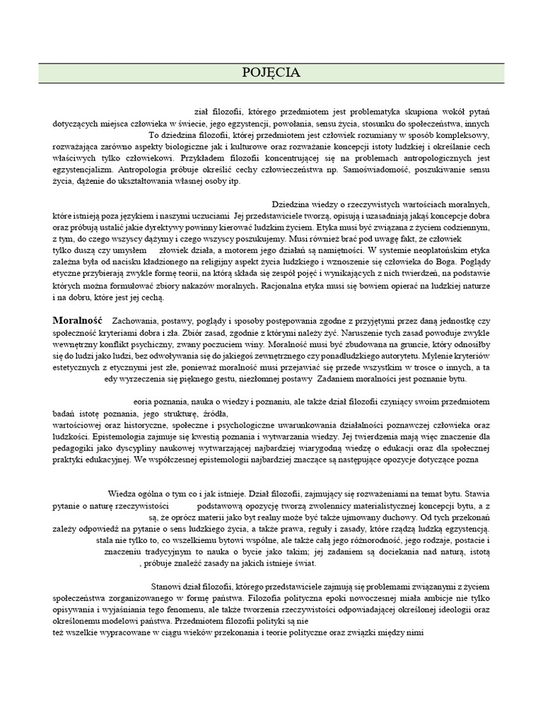 Zagadnienia Do Kolos | PDF