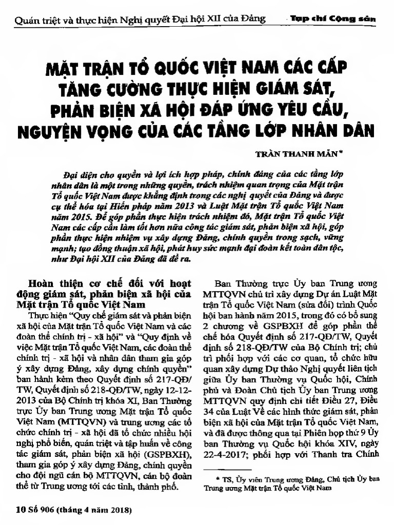 Dai Doan Ket 3 | PDF