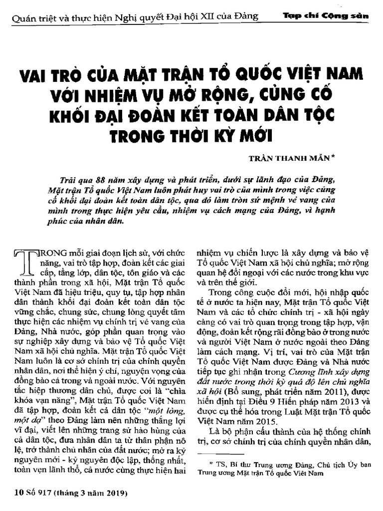 Dai Doan Ket 2 | PDF