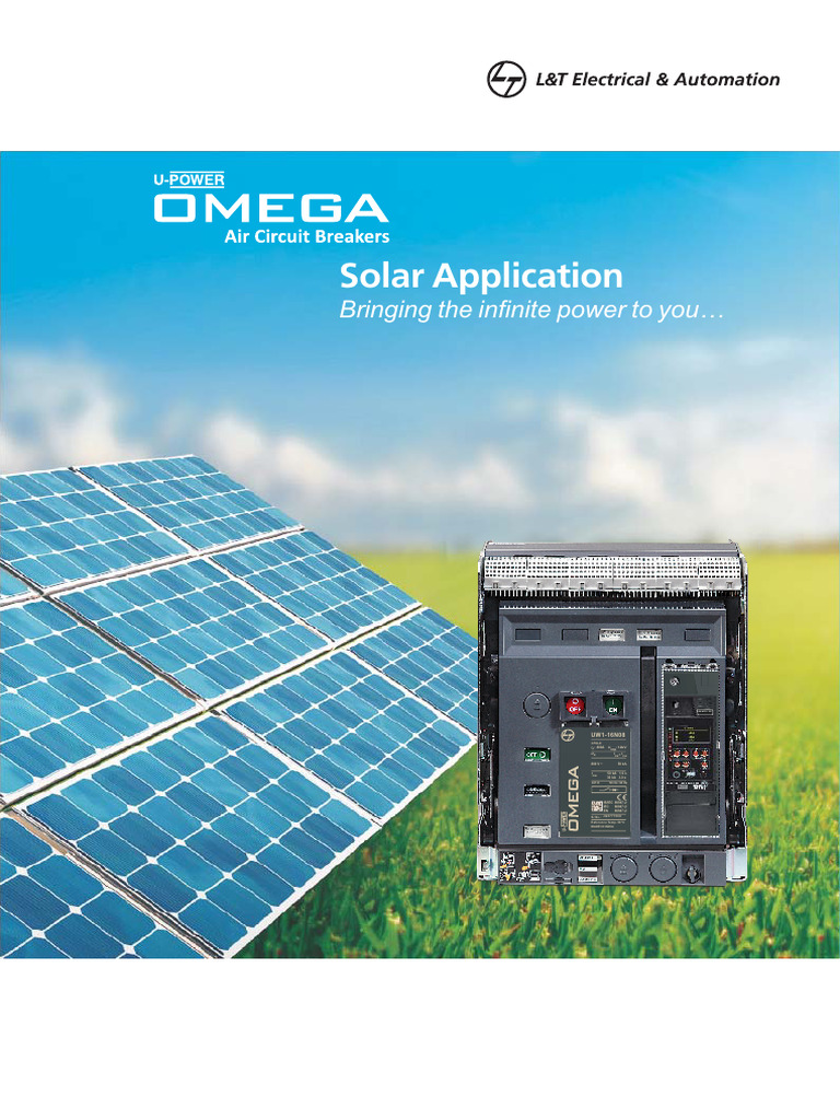 Solar Omega ACB Catalogue | PDF | Relay | Mains Electricity