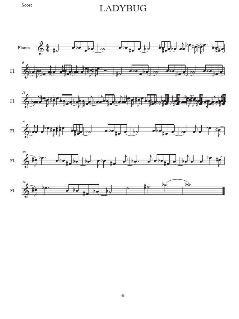 LADYBUG - Score | PDF