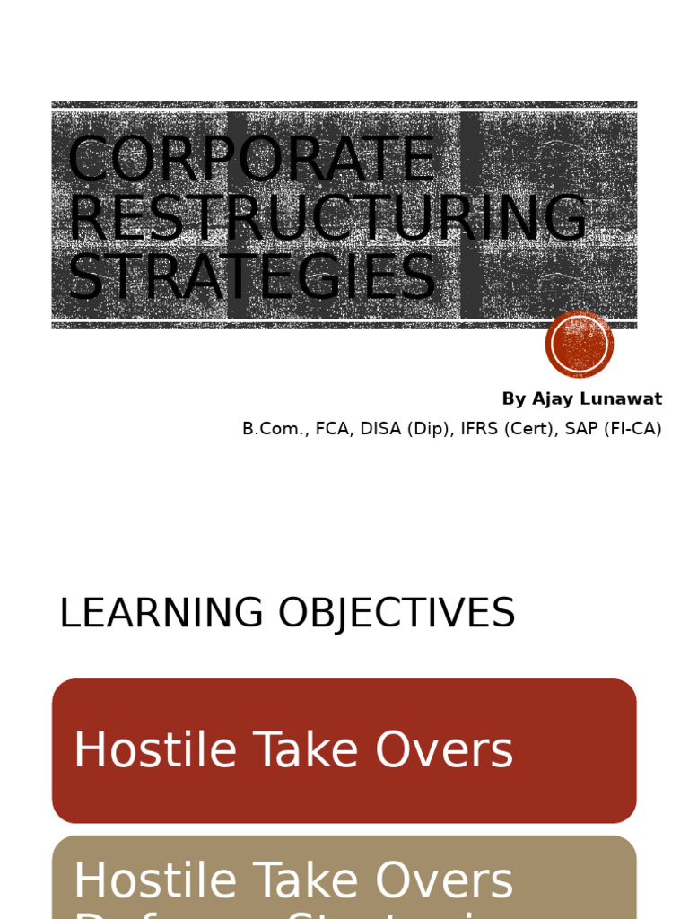 Session Defense Strategies | PDF | Takeover | Business Economics