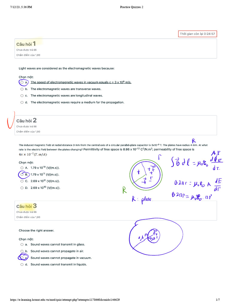 Practice Quizzes for E-Learning | PDF