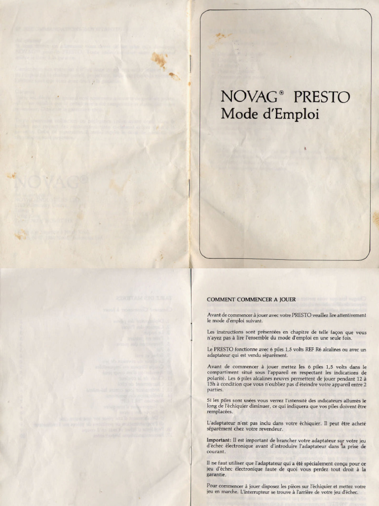 No Vag Presto FR | PDF