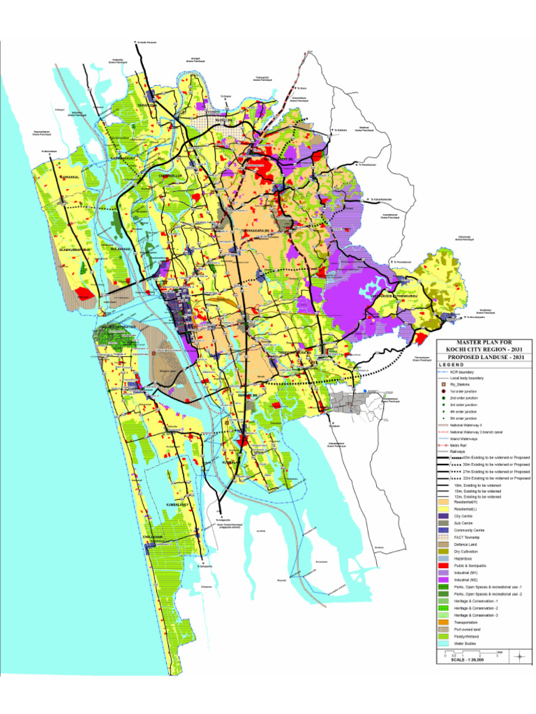2031 - Master Plan For Kochi City Region 2031 | PDF